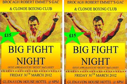 Brocagh Robert Emmet's GAC presents Big Fight Night - HoganStand